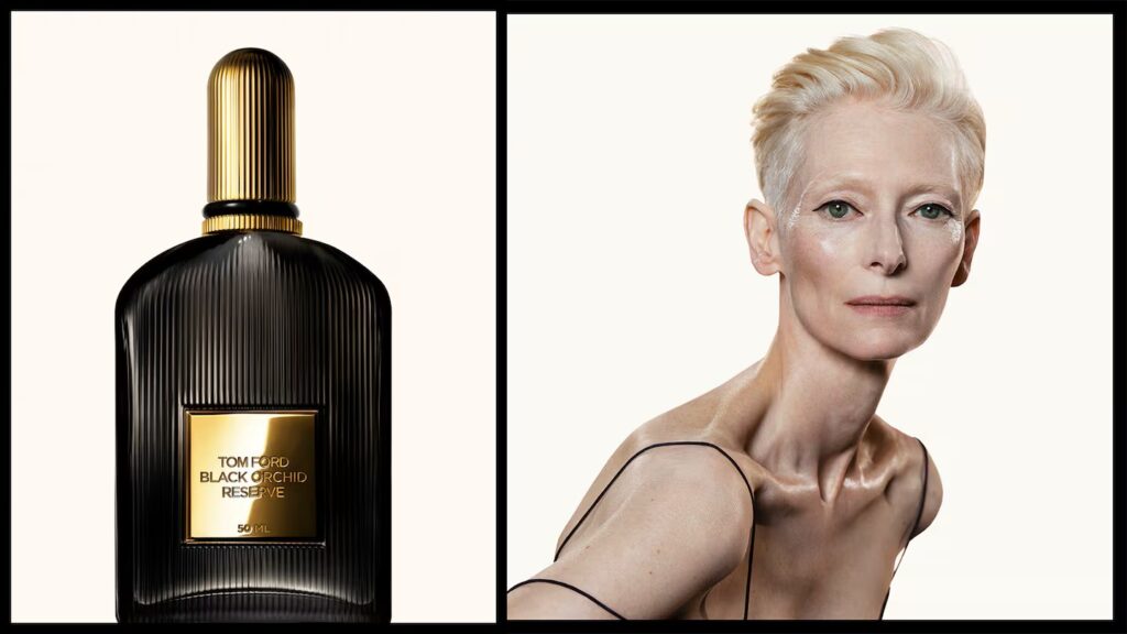 Tilda Swinton Stars in Tom Ford’s Black Orchid Reserve Campaign