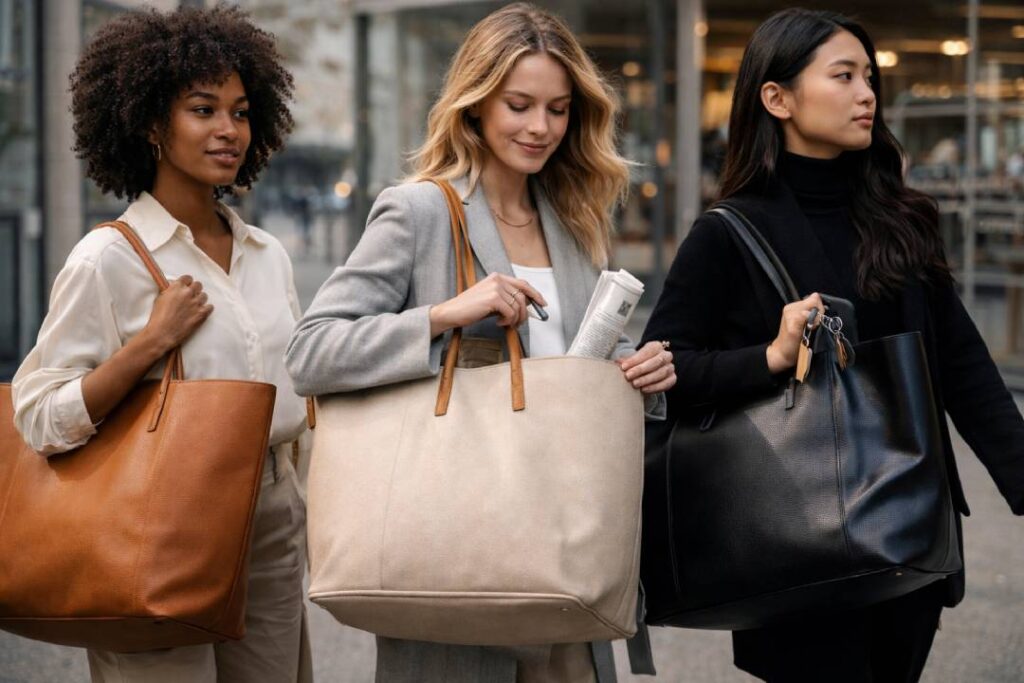 Oversized Tote Bags Are Back, Better, and More Functional - Petite Paulina
